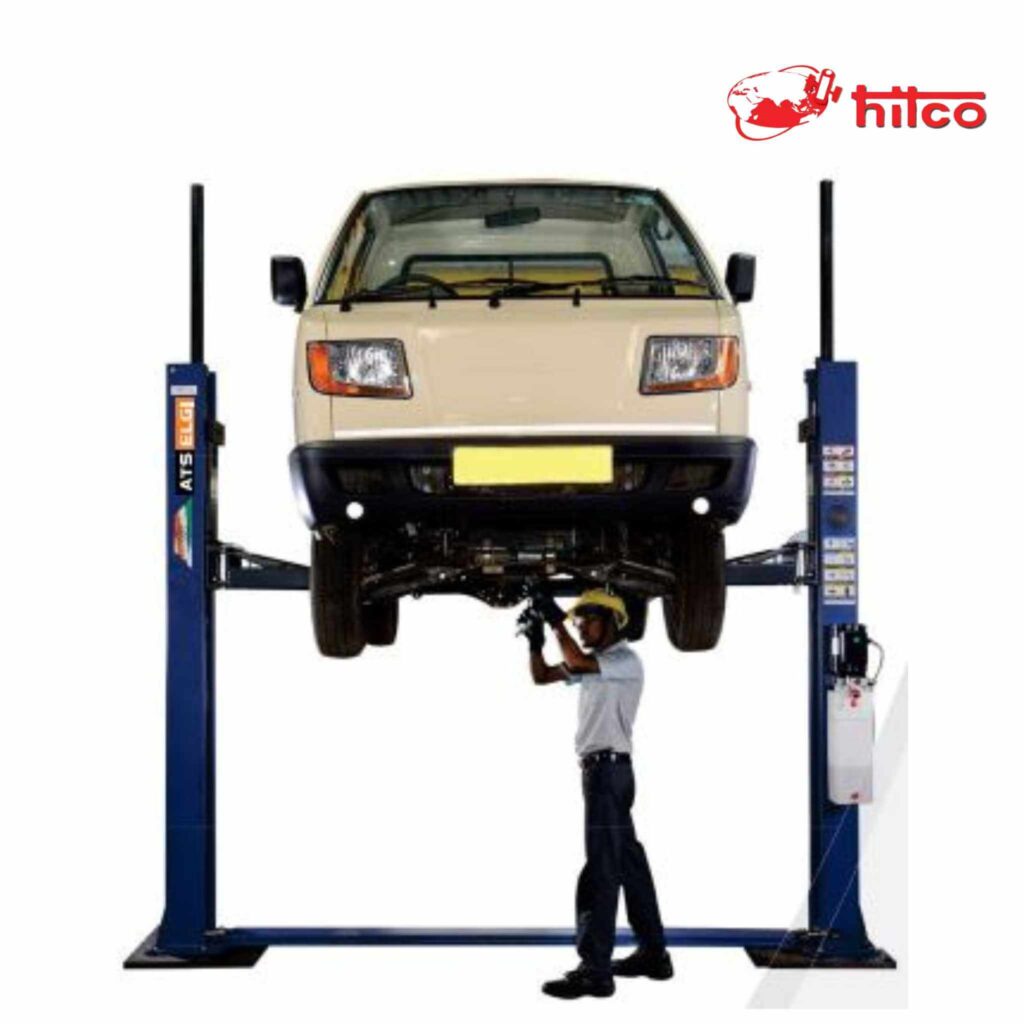 Buy Two Post Electro Hydraulic Lift with base| Hitco